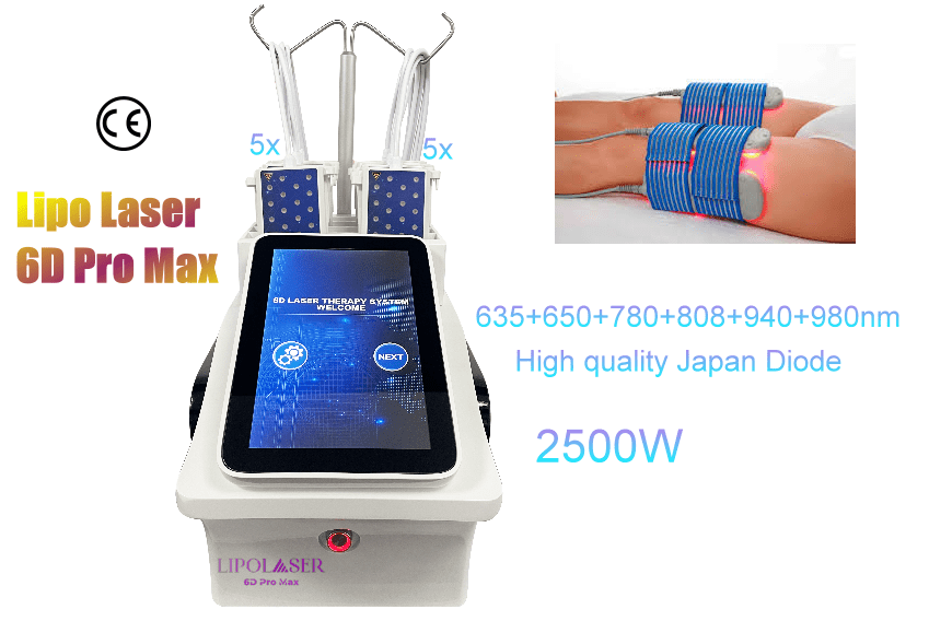 Lipo Laser 6D Pro Max, Inkl. 10 Pads! - Aestheticbedarf.eu - Ästhetik ...