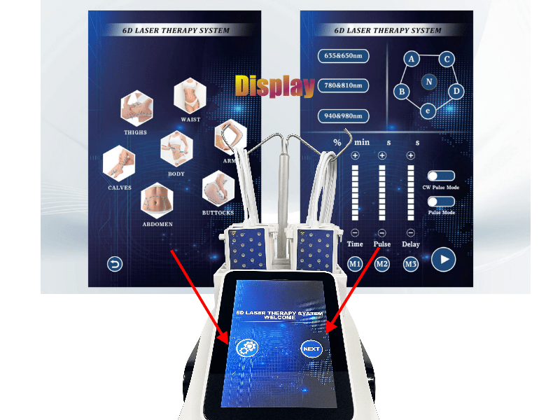 Lipo Laser 6D Pro Max, Inkl. 10 Pads! - Aestheticbedarf.eu - Ästhetik ...